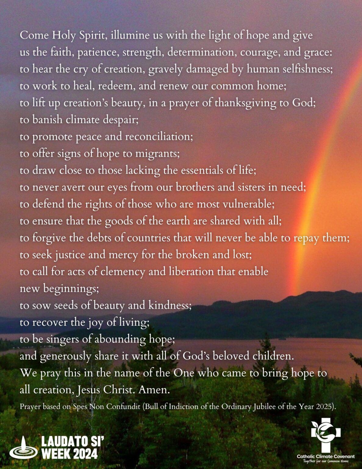 Laudato Si' Week Prayer | Catholic Climate Covenant