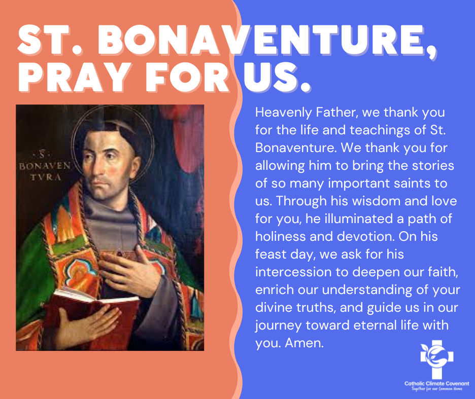 St. Bonaventure Prayer | Catholic Climate Covenant